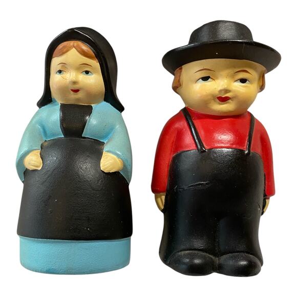 Unknown | Kitchen | Amish Man And Woman Salt And Pepper Shaker Set ...